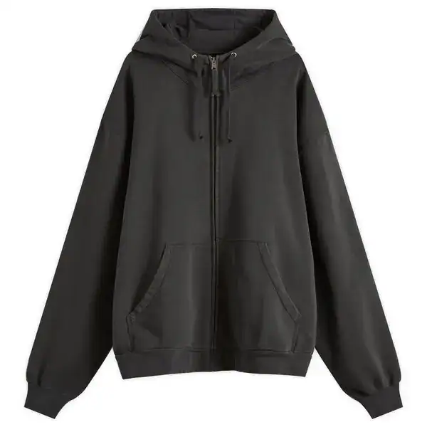Maison Margiela メゾンマルジェラ / Numbers Jersey Hoodie Maison Margiela Numbers Jersey Hoodie In Washed Black - 40
